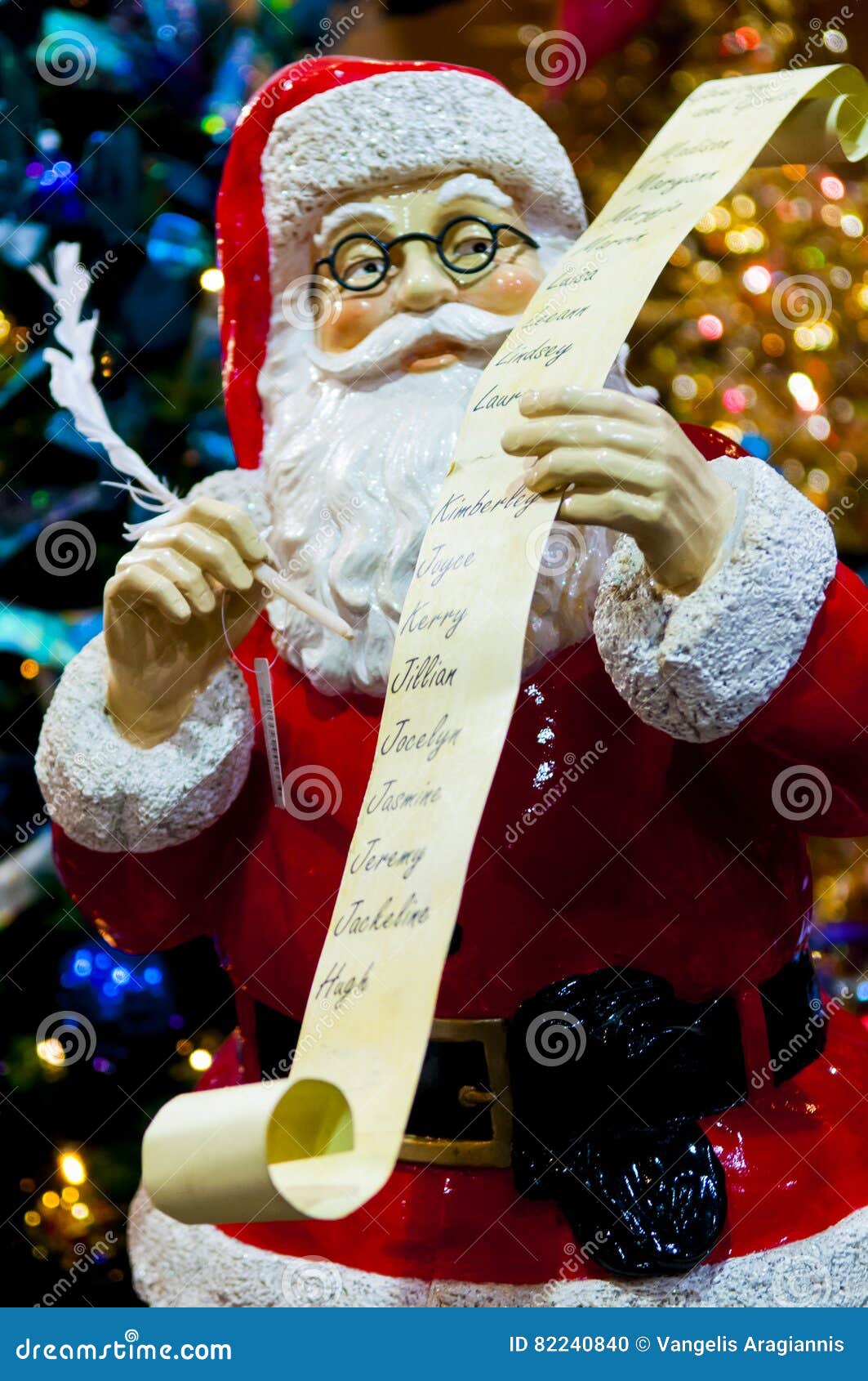 Small santa clauss statue stock photo. Image of color - 82240840