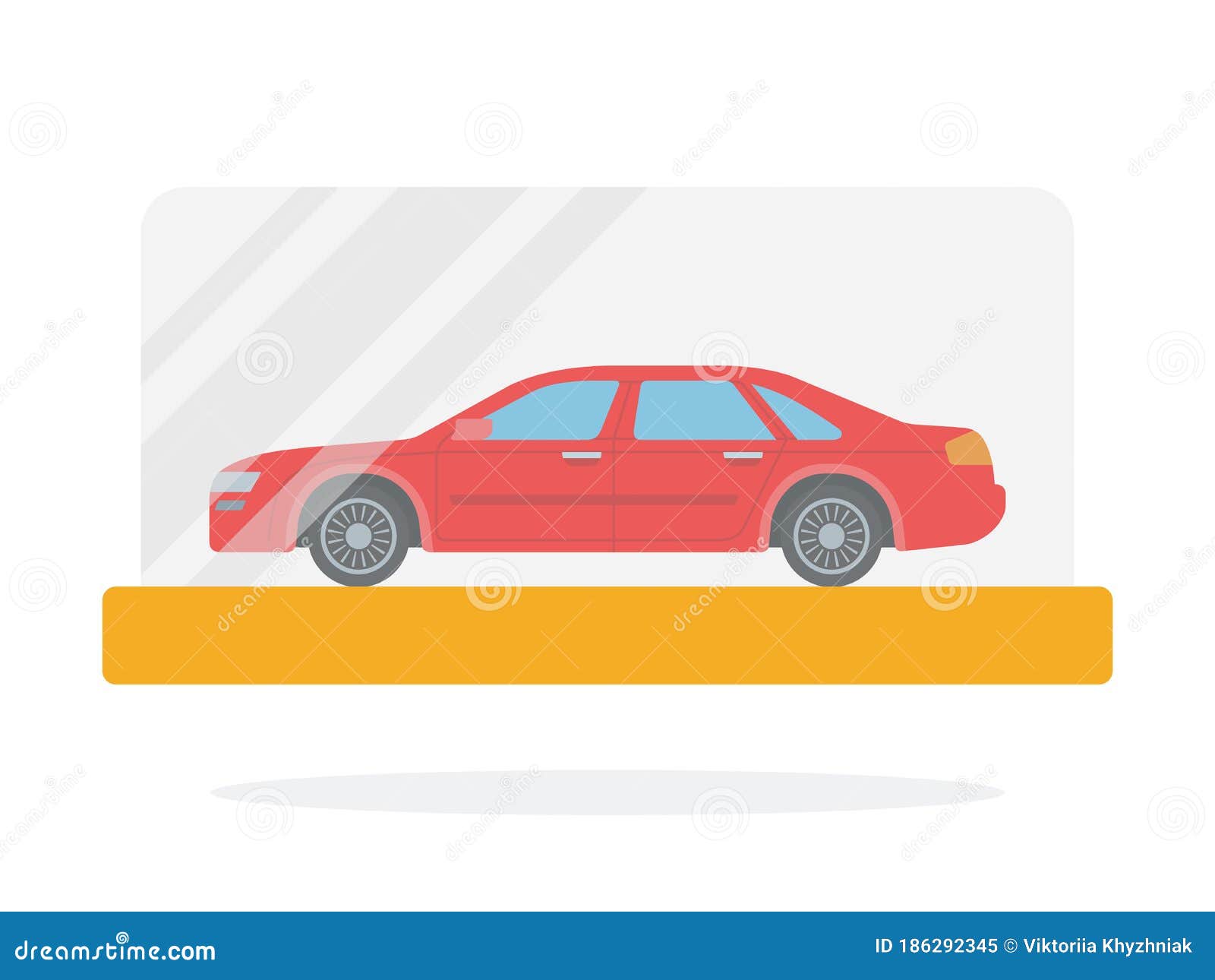 Small Scale Car Model Vector Flat Isolated Stock Vector - Illustration ...