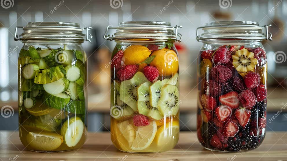 Small-Scale Fruit Fermentation Stock Illustration - Illustration of ...