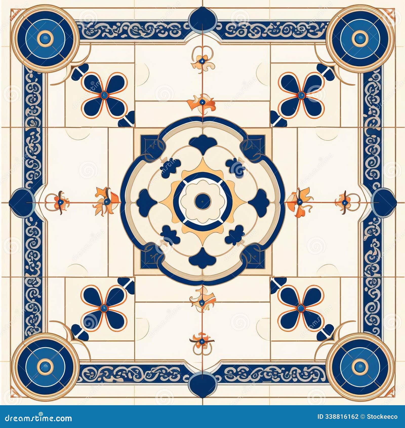 Small-scale German Pilsner Tile Pattern Design Inspiration Guide Stock ...