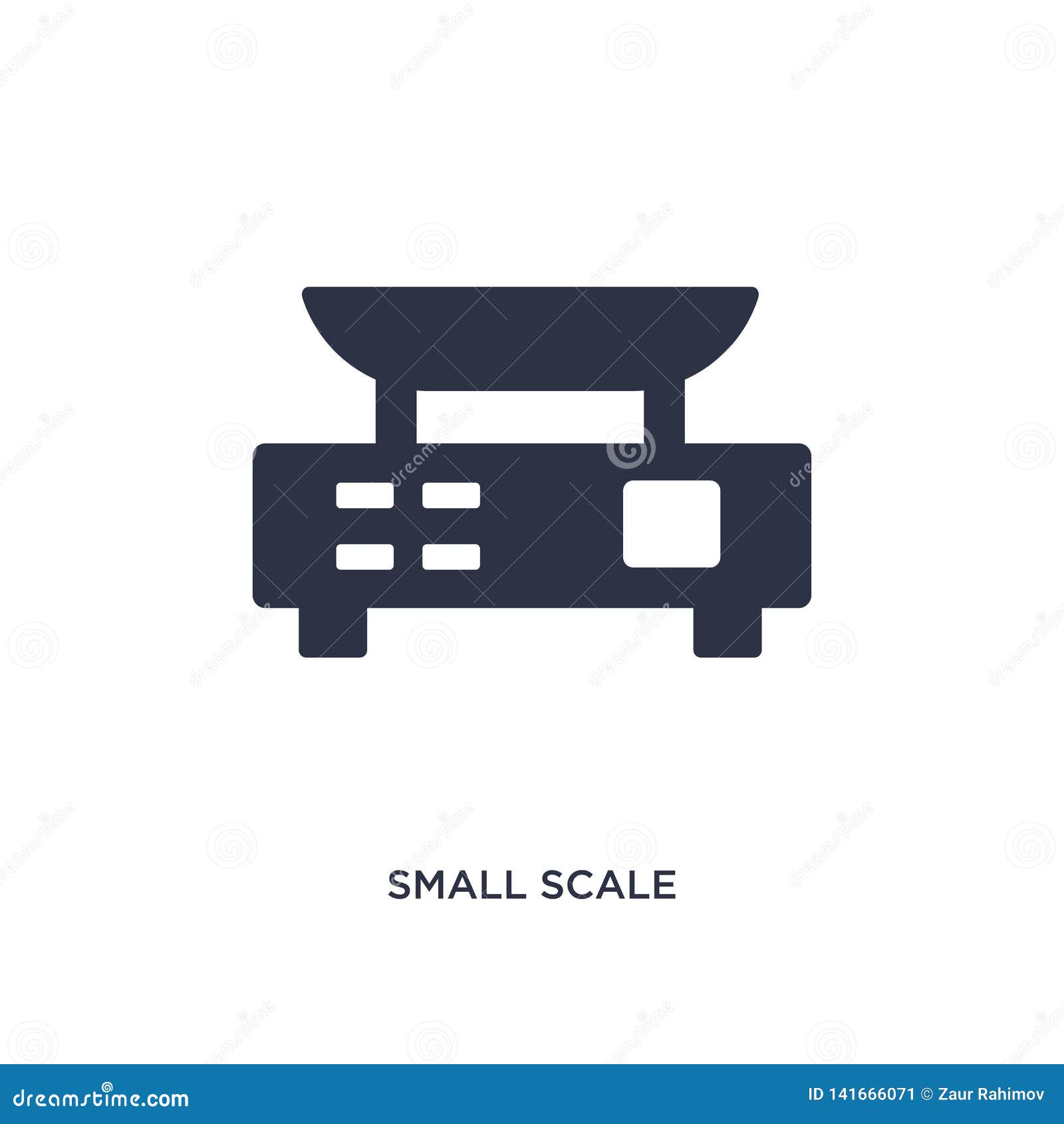 Small Scale Icon on White Background. Simple Element Illustration from ...