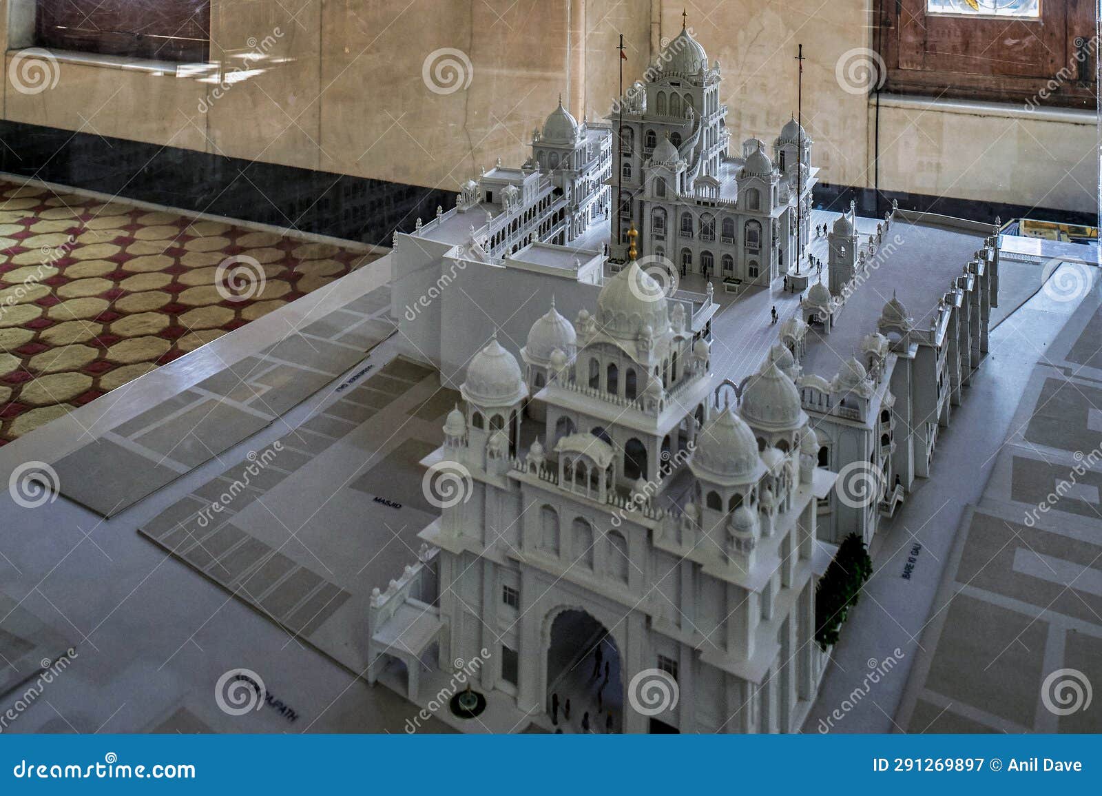 Small Scale Model Gurudwara Complex of Patna Sahib Old Patna Editorial ...