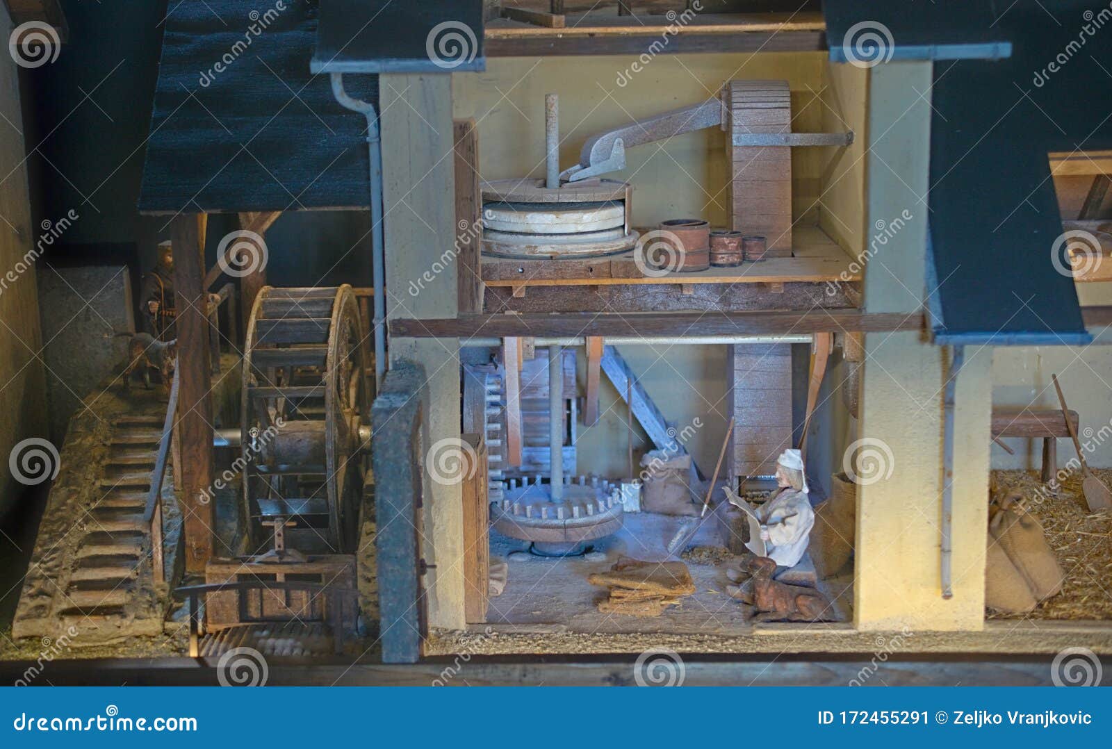 Old Traditional Watermill Interior View Photos - Free & Royalty-Free ...
