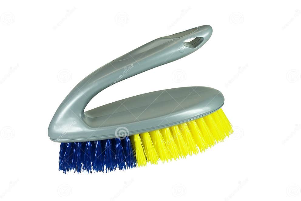 Small scrub brush stock image. Image of blue, housework - 19353421