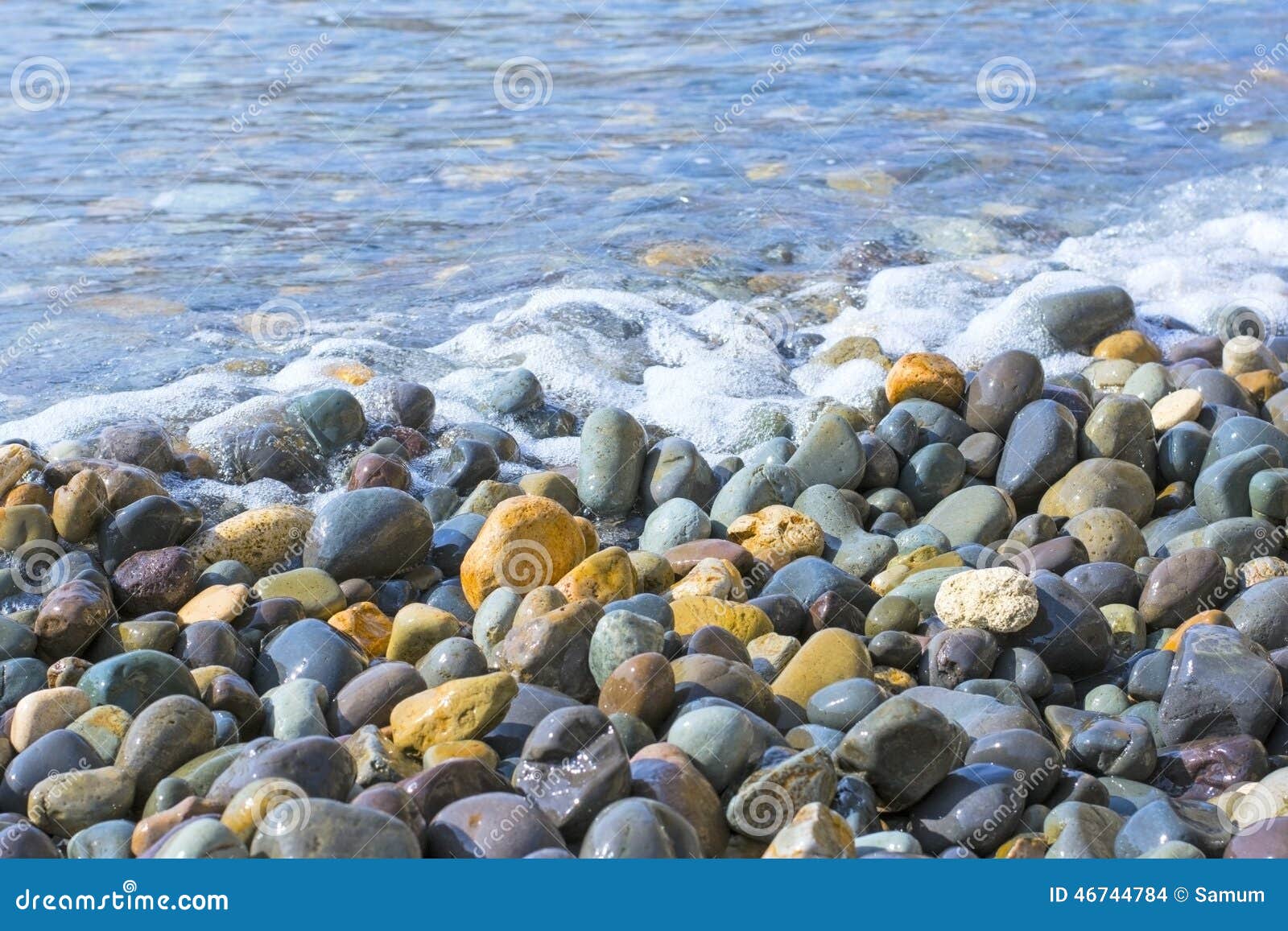 Small sea stones stock photo. Image of sand, heap, coastline - 46744784