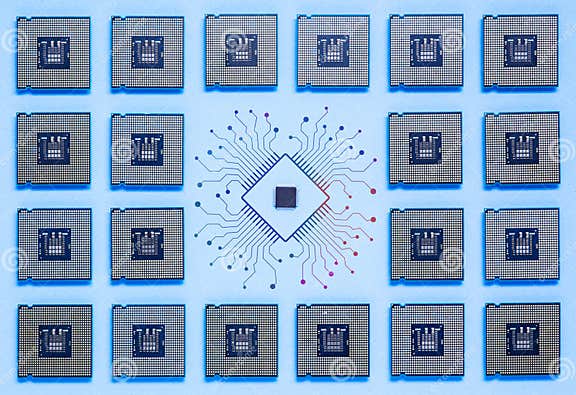 Small Semiconductor or Nano Microchip Concepts.technology Developments ...