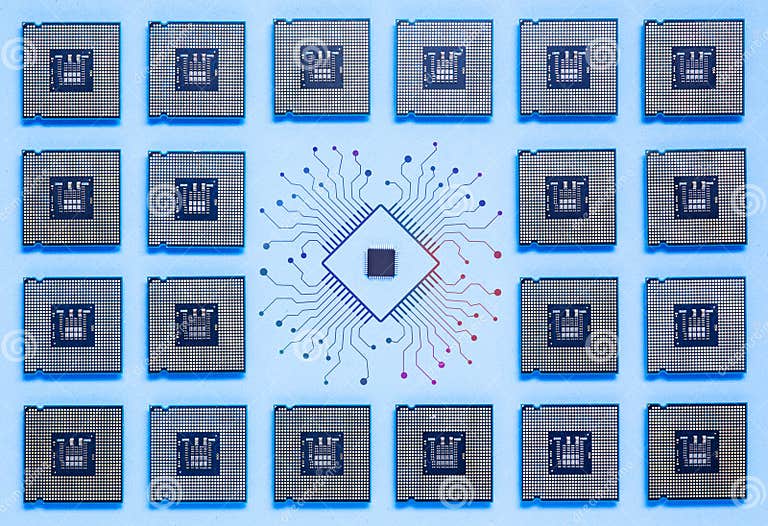 Small Semiconductor or Nano Microchip Concepts.technology Developments ...