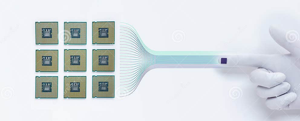 Small Semiconductor or Nano Microchip Concepts.technology Developments ...