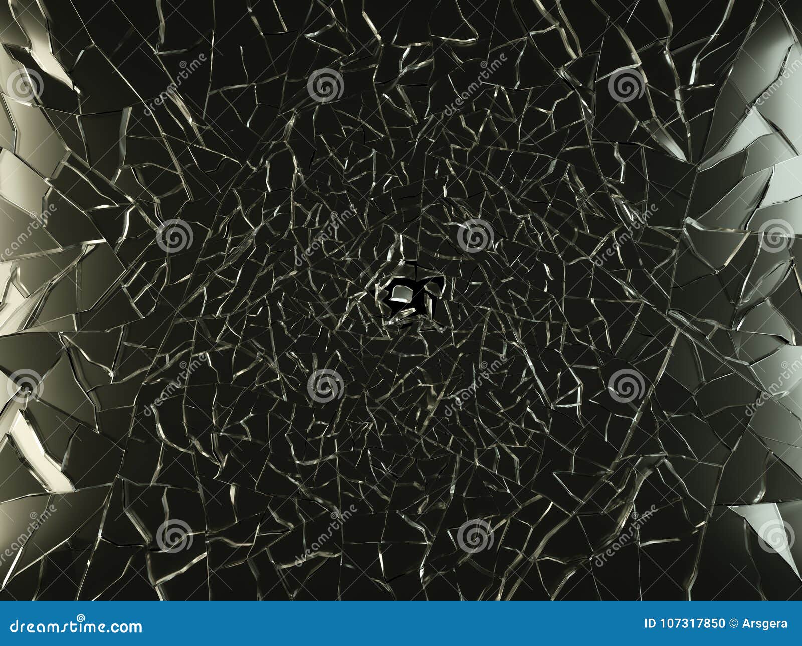 Small Sharp Pieces of Shattered Black Glass Stock Photo - Image of ...