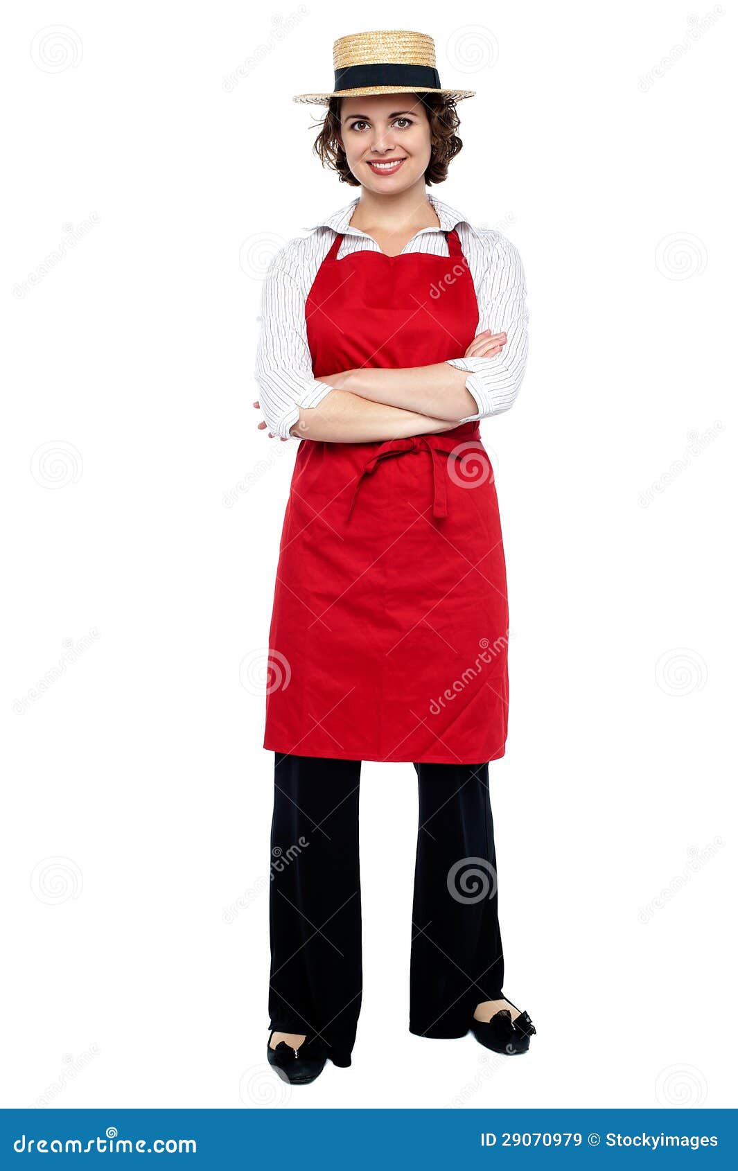 Small Shop Owner Posing Confidently Stock Image - Image of attractive ...