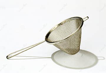 Small sieve stock image. Image of steel, shadow, colander - 23707459