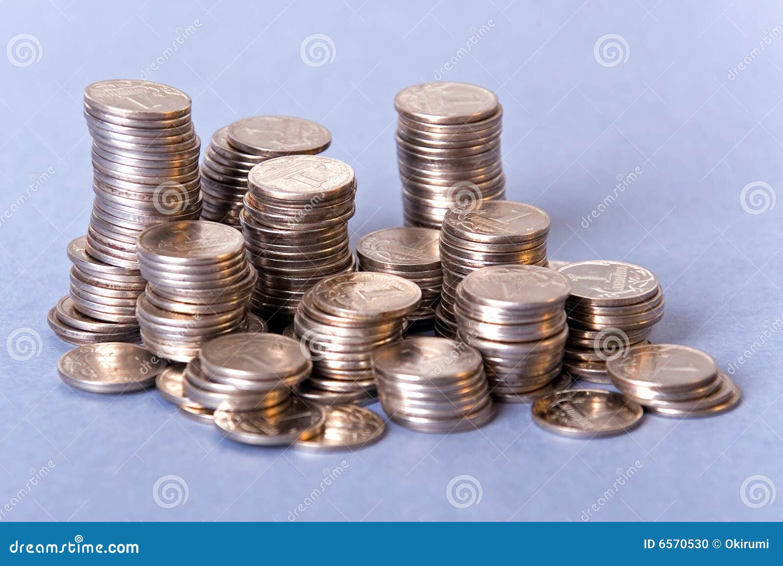 Small silver coins stock photo. Image of color, international - 6570530