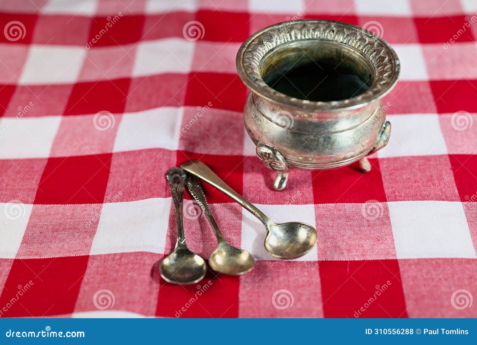 Silver Jug with Tree Spoons Stock Photo - Image of spoons, white: 310556288