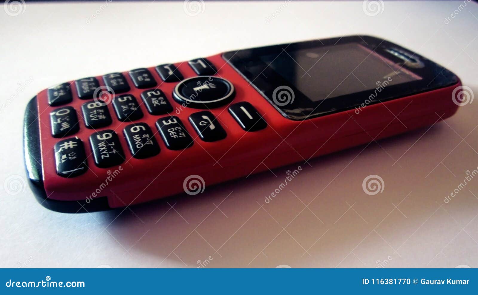 Small Simple Mobile on White Background Stock Photo - Image of simple ...