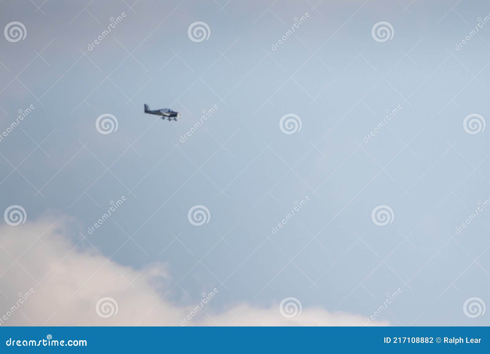 A Small Single Engine Private Plane Stock Photo - Image of engine ...