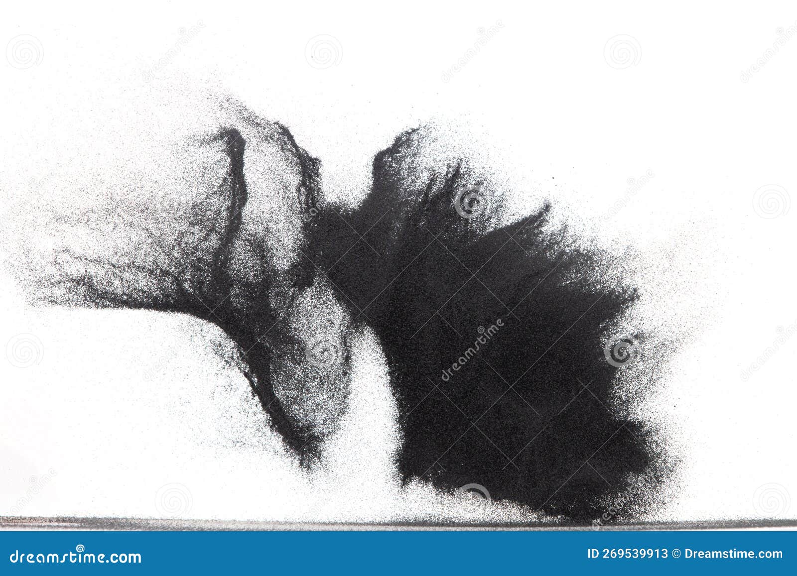 Small Size Black Sand Flying Explosion, Carbon Dust Sands Grain Explode ...