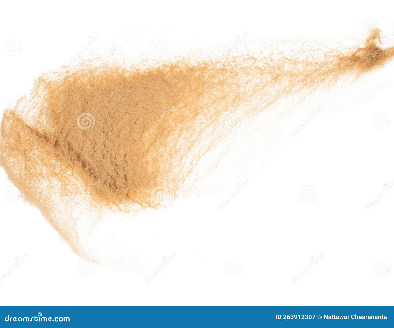 Small Size Fine Sand Flying Explosion, Golden Grain Wave Explode ...