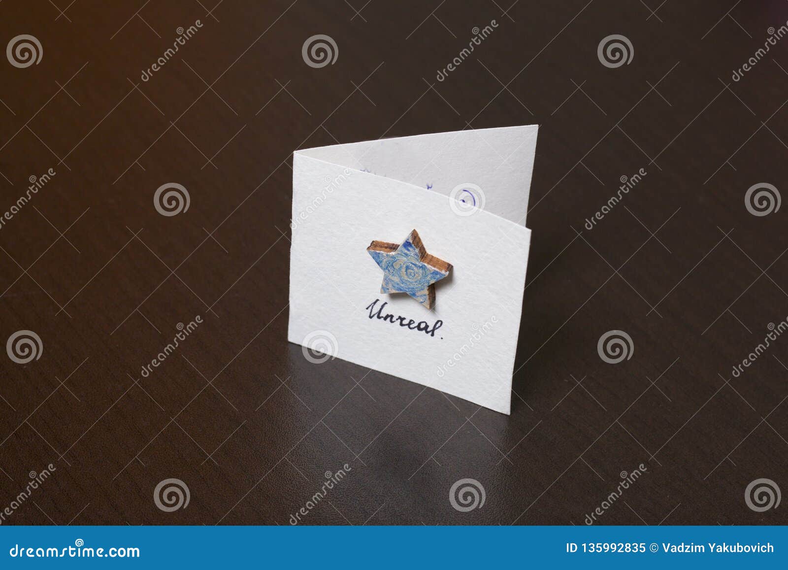 Small Size Greeting Cards. on a Dark Background Stock Image - Image of ...