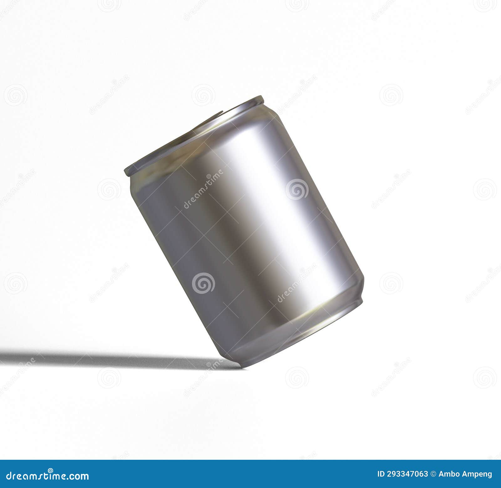 Small Size or Mini Size Soda Can with a Metalic Texture Realistic ...