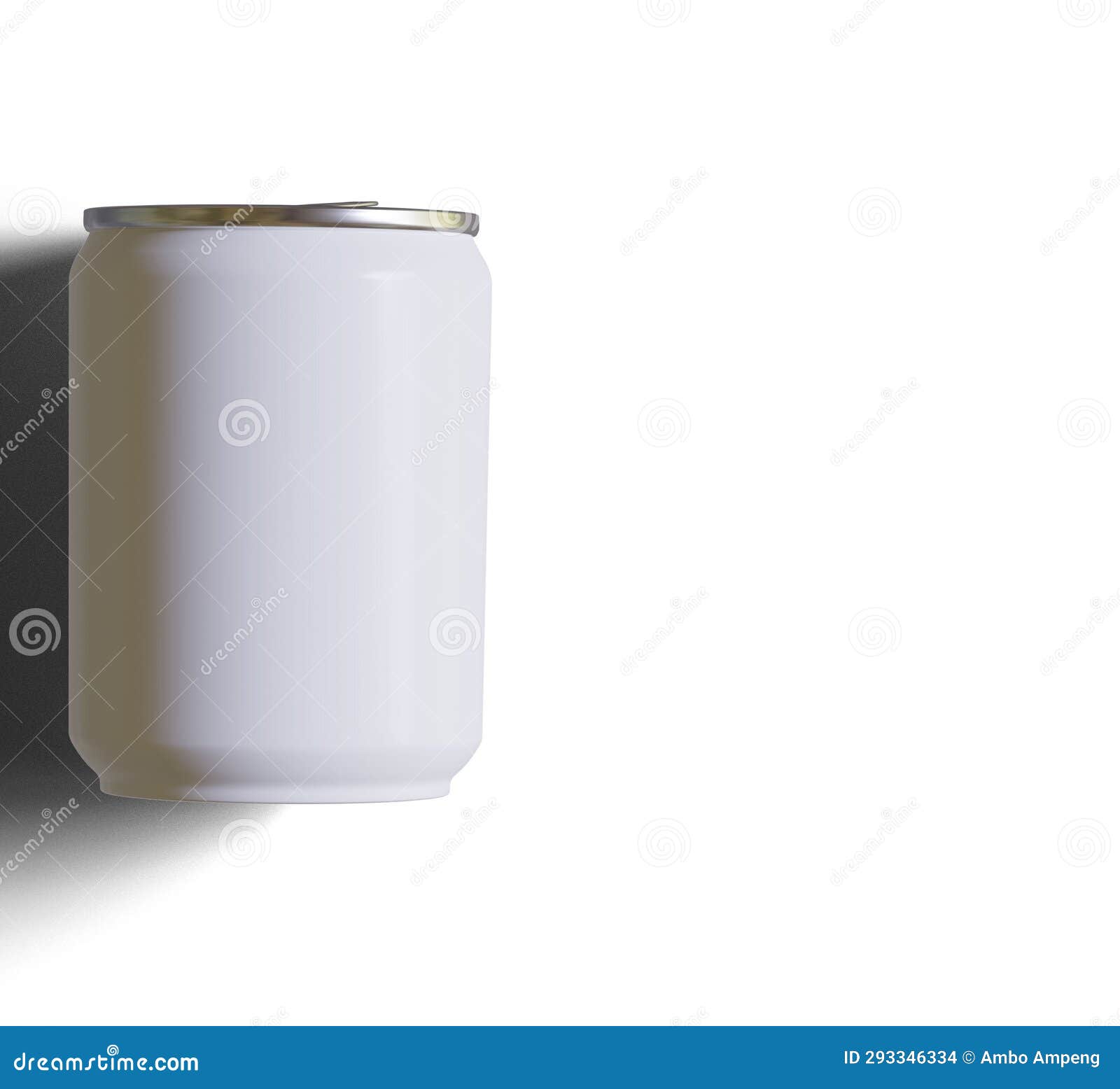 Small Size or Mini Size Soda Can with a White Color and Texture ...