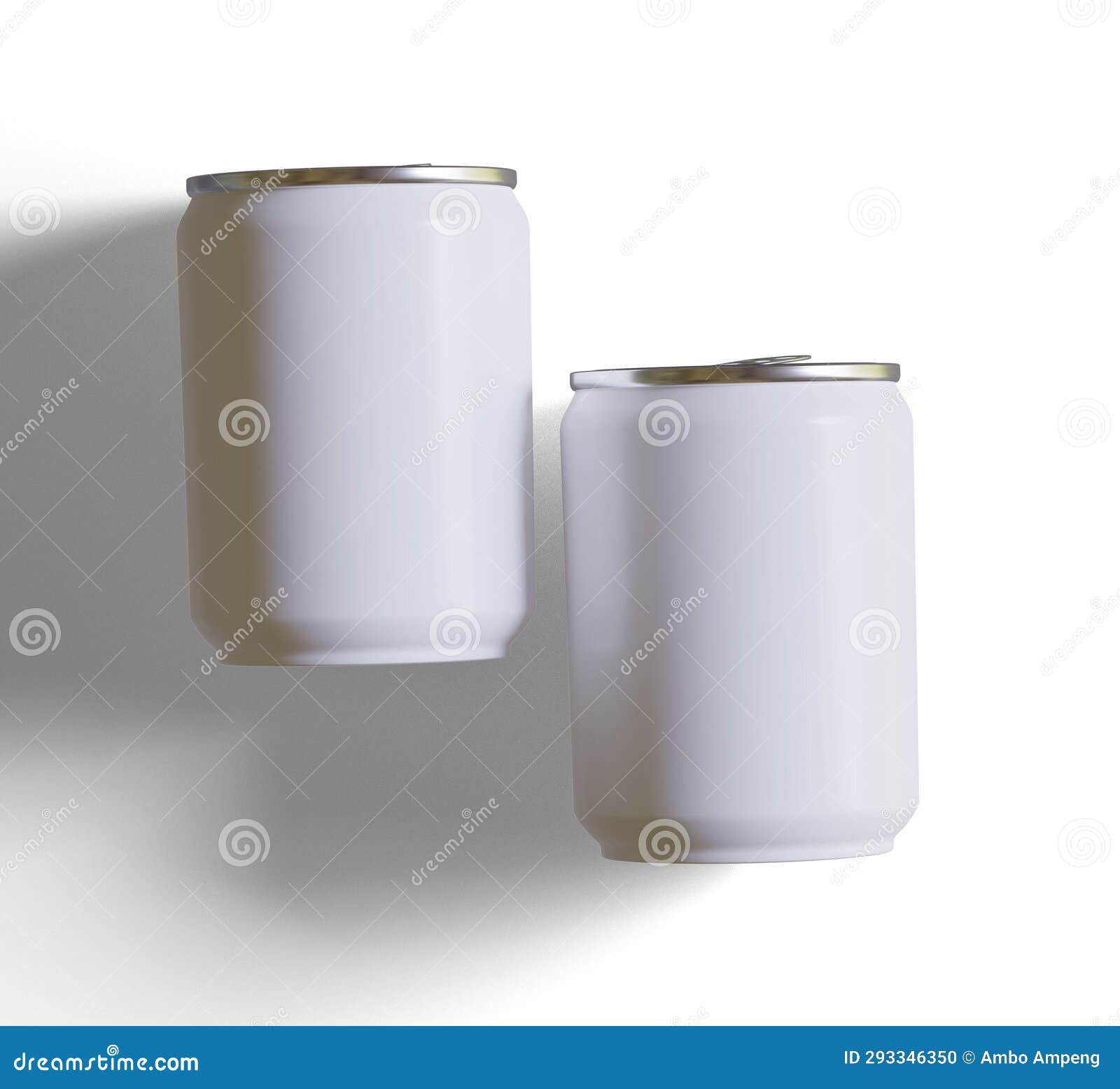 Small Size or Mini Size Soda Can with a White Color and Texture ...