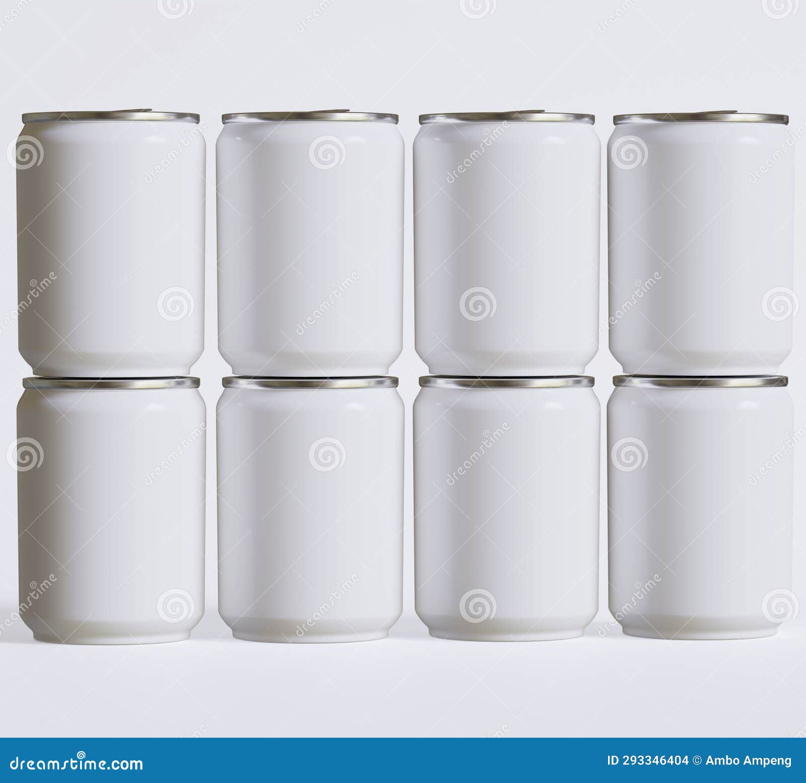 Small Size or Mini Size Soda Can with a White Color and Texture ...