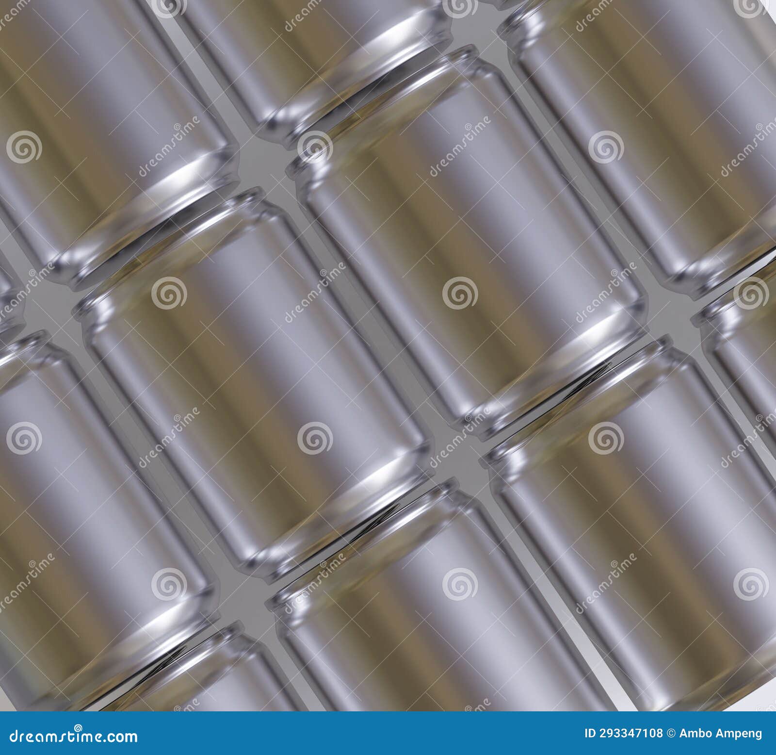 Small Size or Mini Size Soda Can with a Metalic Texture Realistic ...