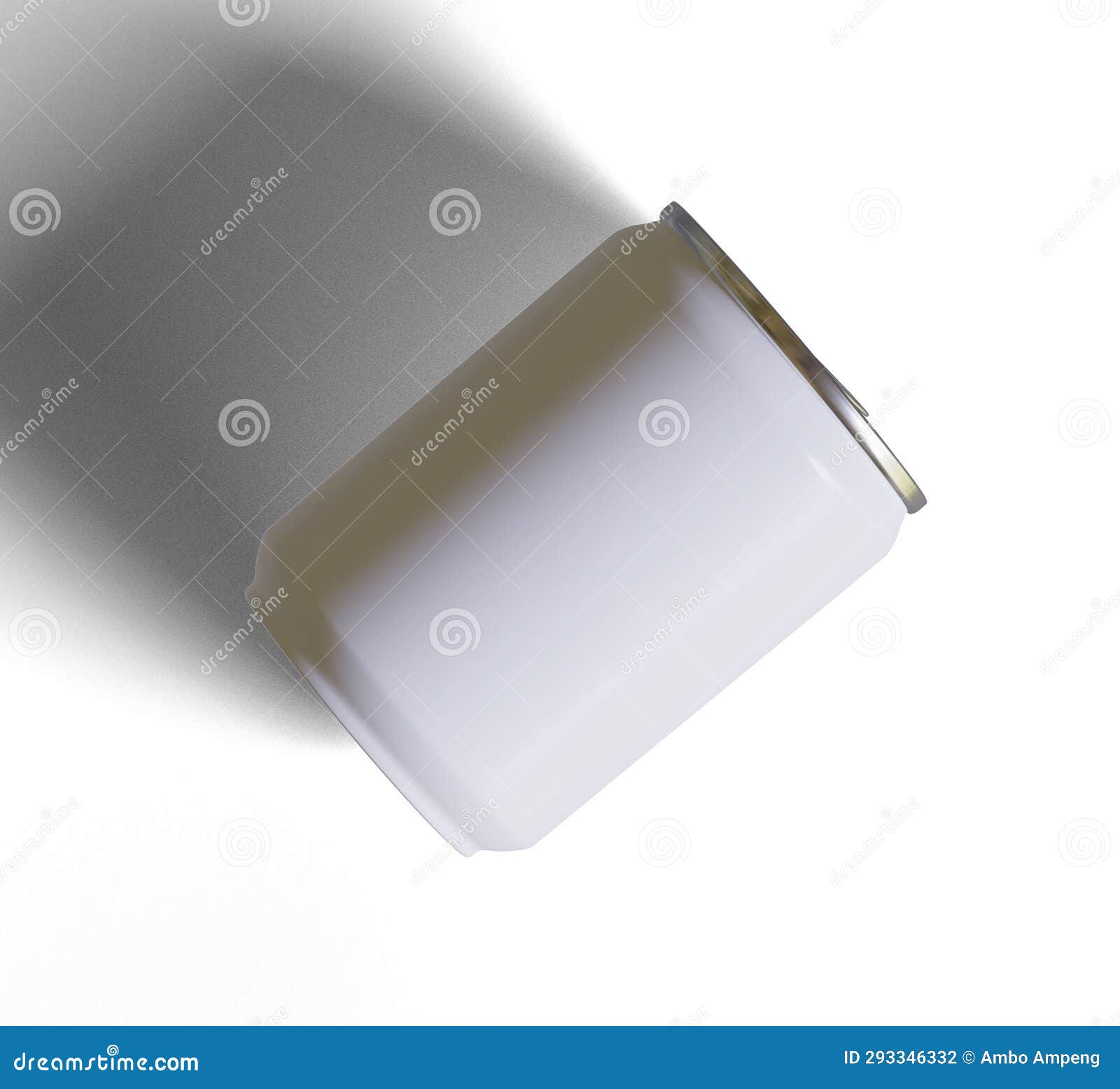 Small Size or Mini Size Soda Can with a White Color and Texture ...