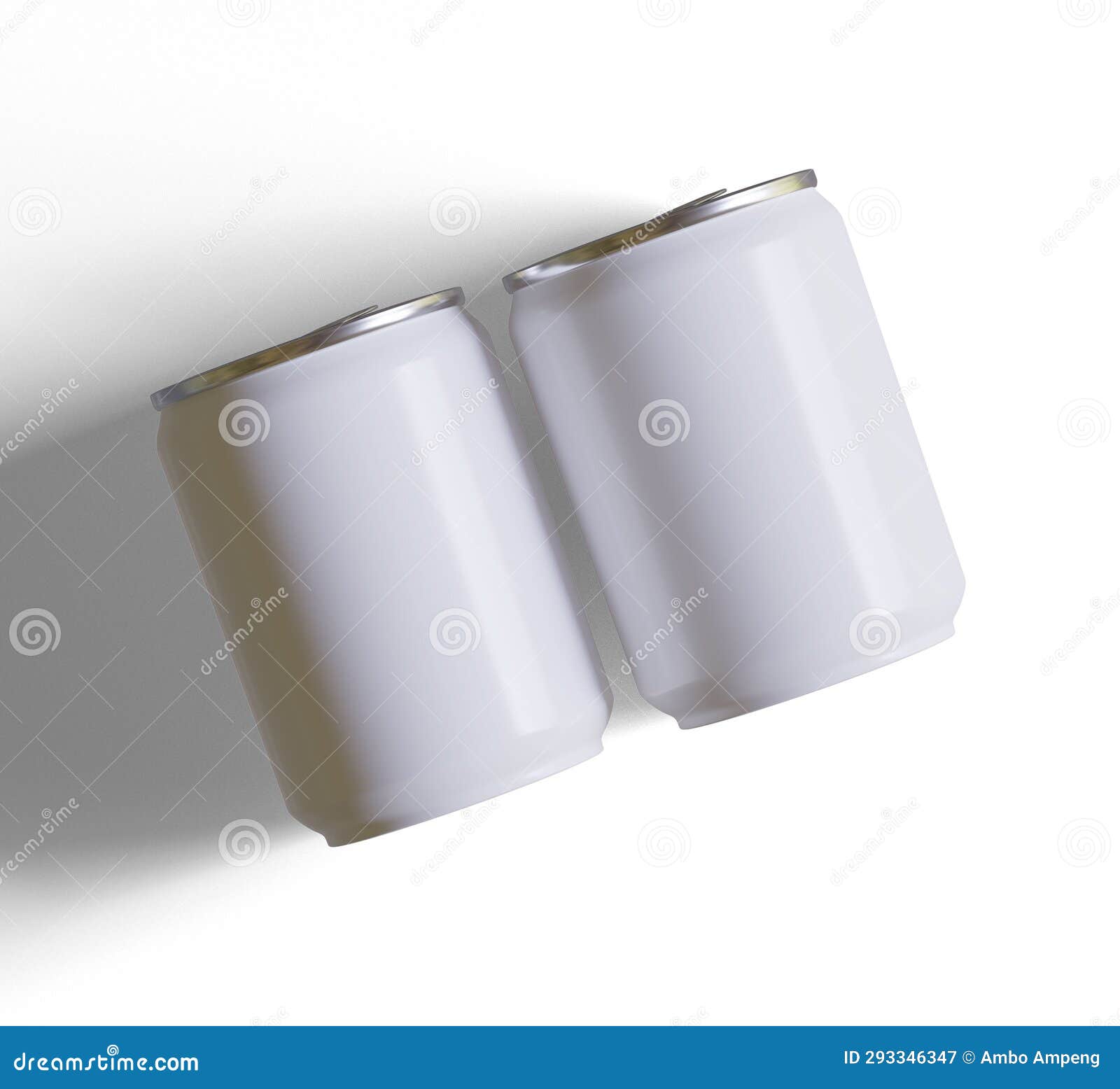Small Size or Mini Size Soda Can with a White Color and Texture ...