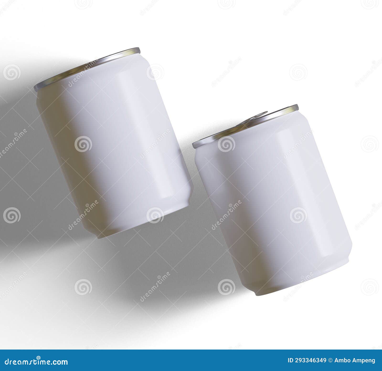 Small Size or Mini Size Soda Can with a White Color and Texture ...