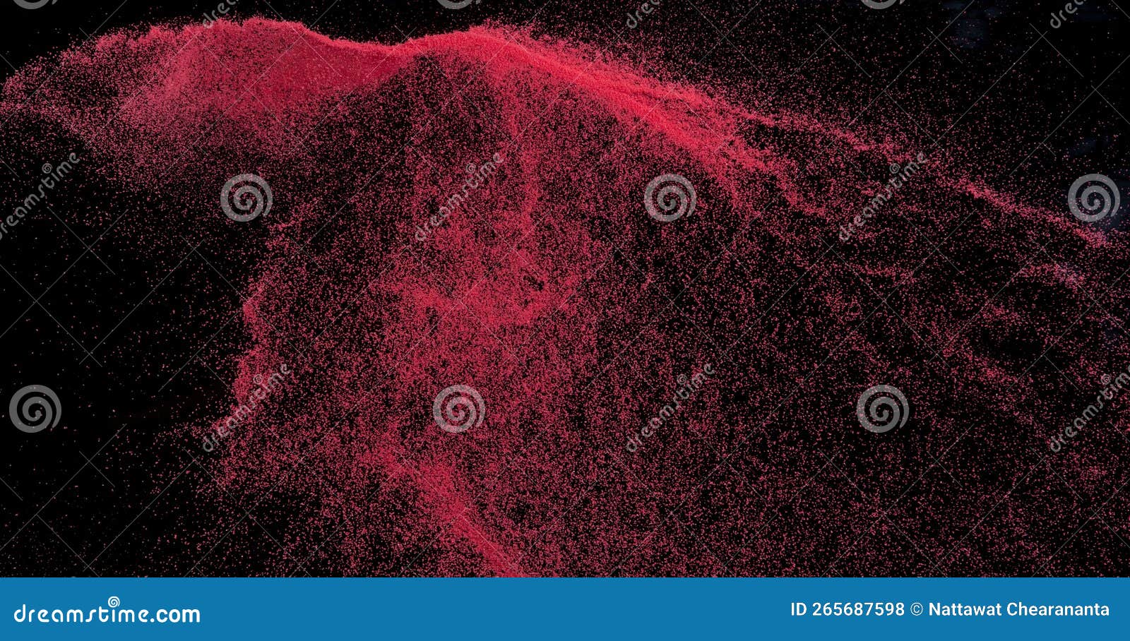 Small Size Red Sand Flying Explosion, Blood Sands Grain Wave Explode ...