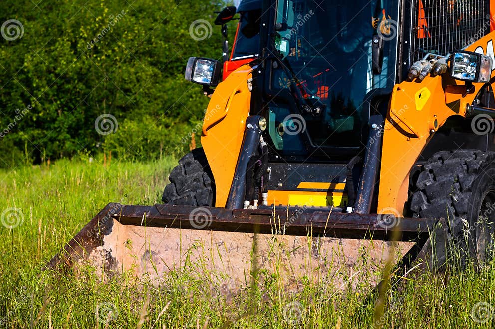 Small-sized Construction Special Equipment in a Natural Location. the ...