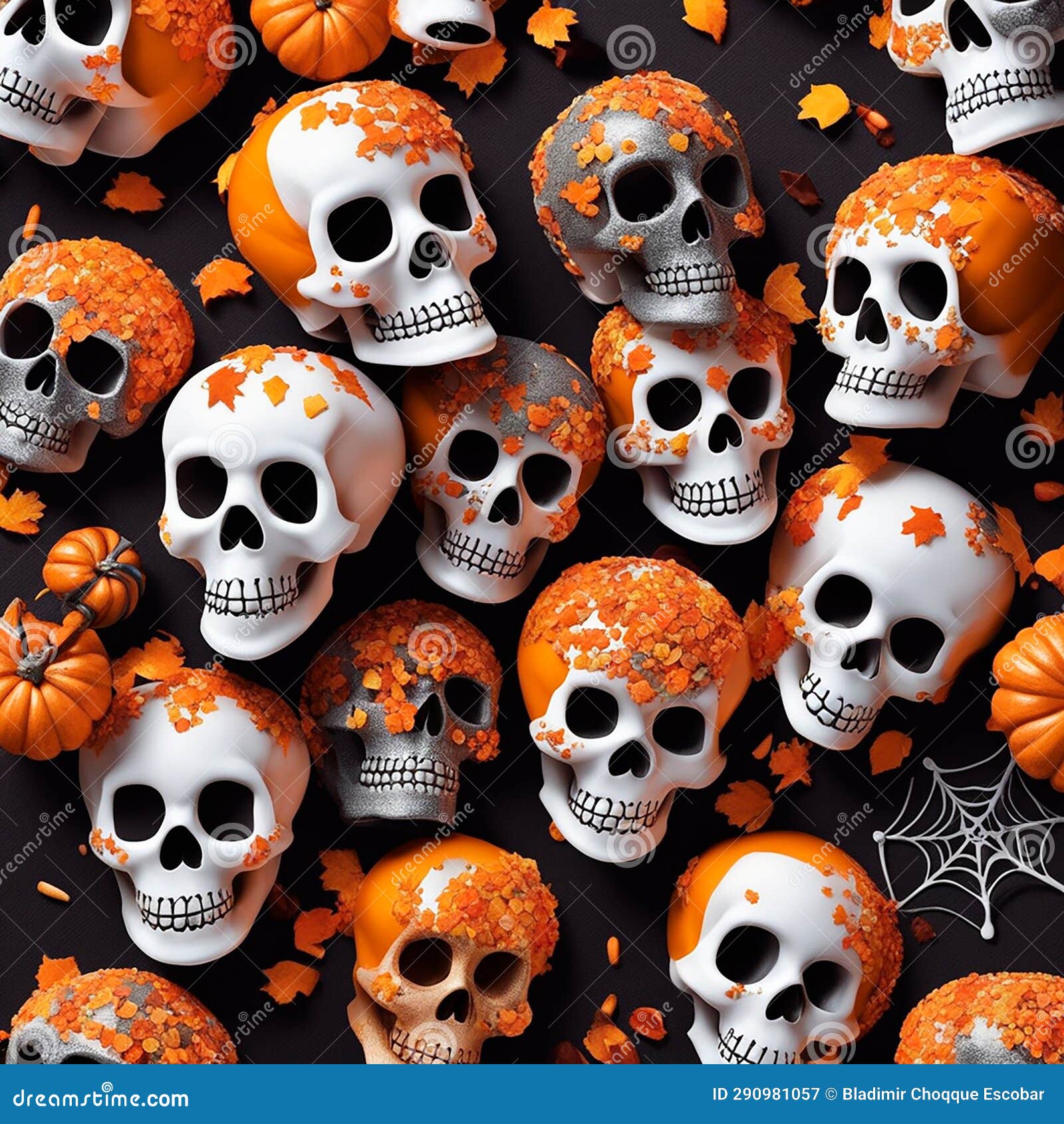 Small Skulls of Different Colors Stock Image - Image of head, plush ...