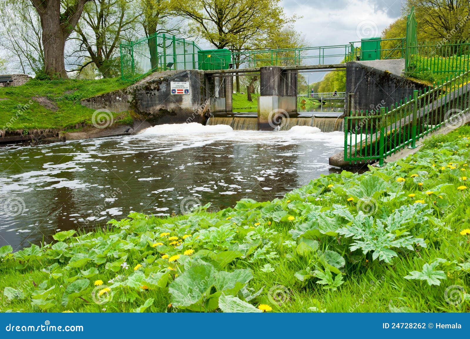 Small Sluice gate stock photo. Image of shipping, watergate - 24728262