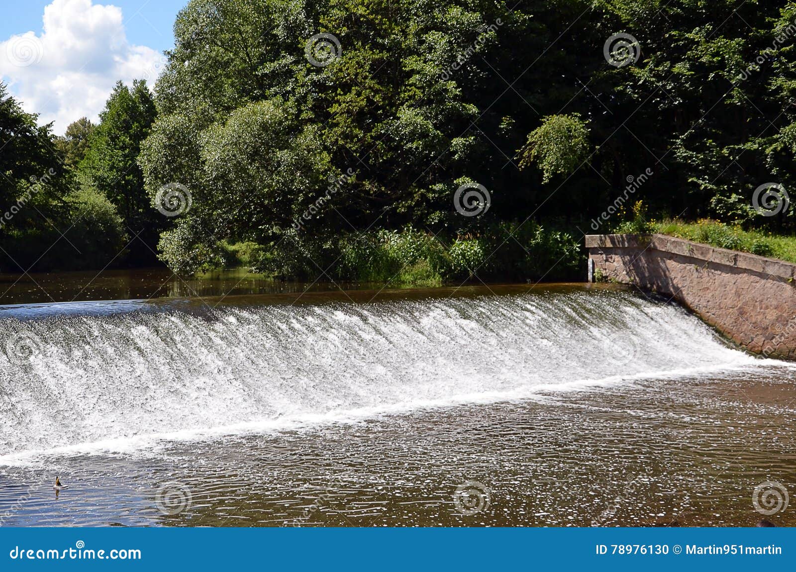 Small Sluice River Water in Nature Photography Stock Photo - Image of ...
