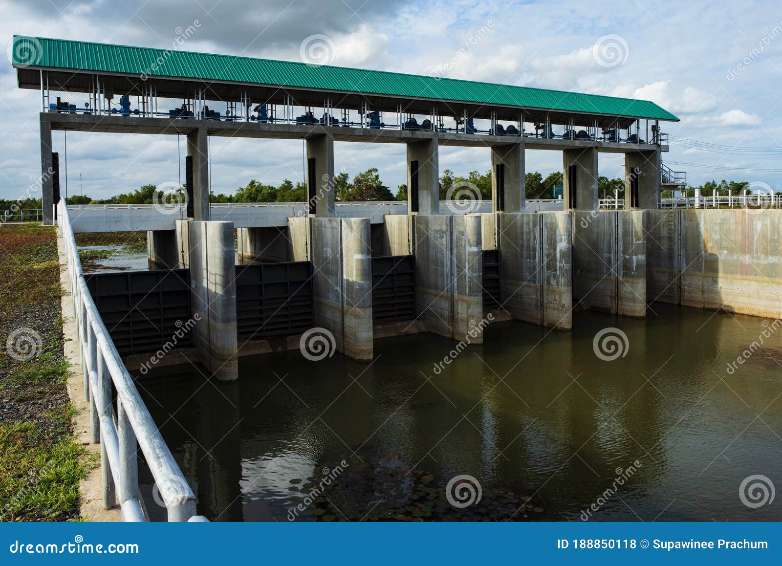 Small Sluice, Water Barrier Gate Stock Photo - Image of flood ...