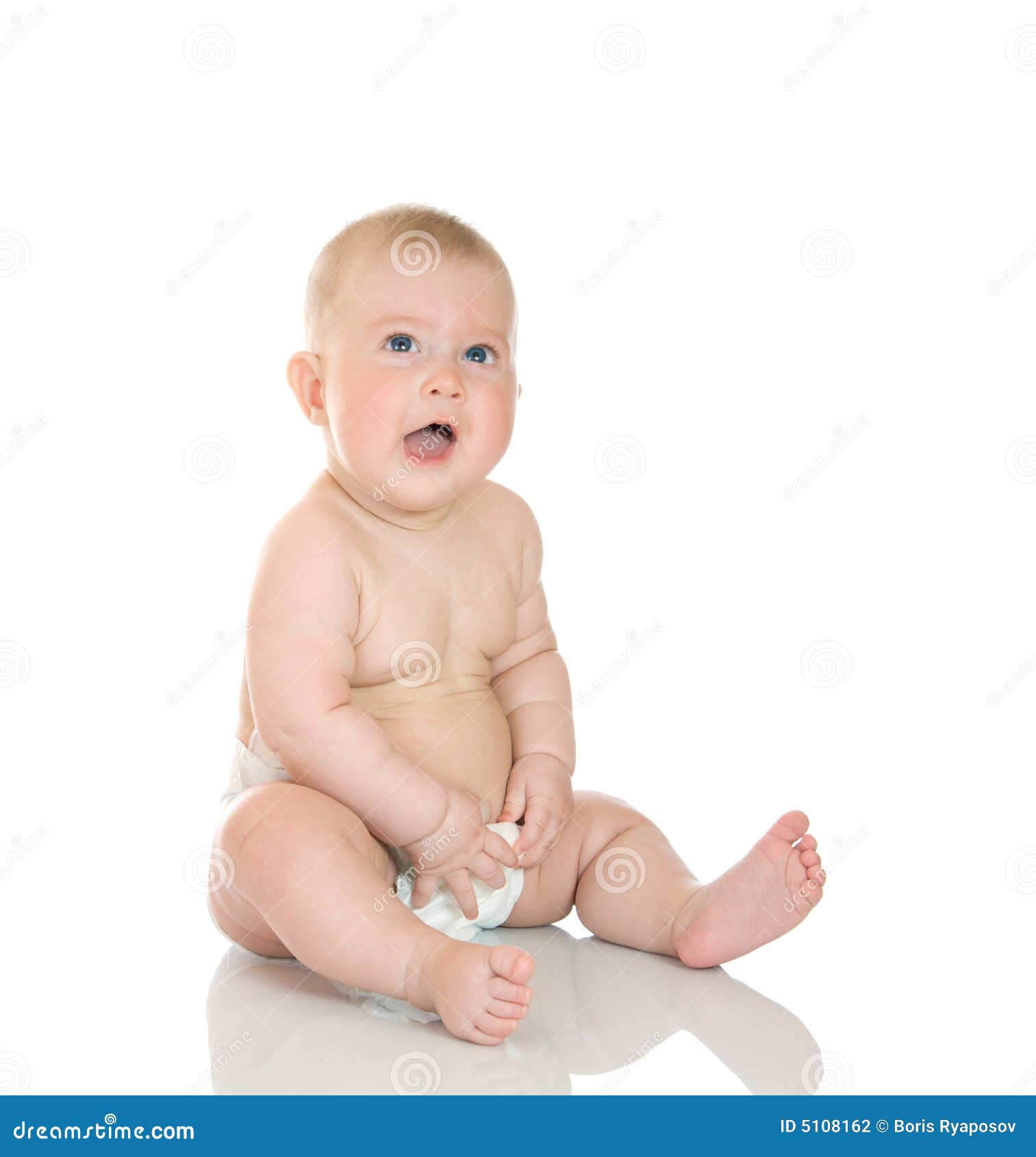 Small Smiling Baby Isolated #3 Stock Photo - Image of baby, childhood ...