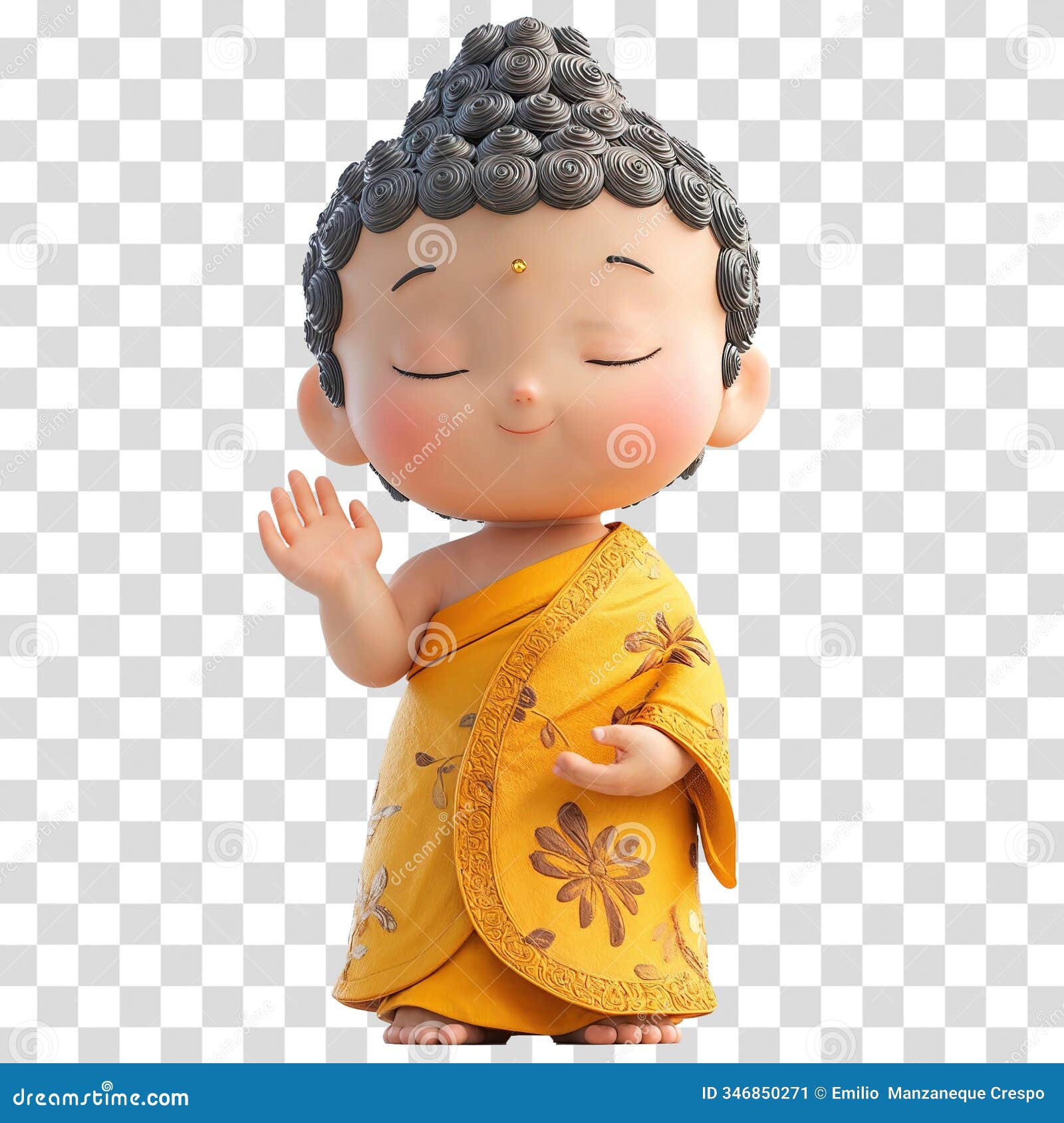 Cartoon Buddha Statue Stock Photo | CartoonDealer.com #150493068