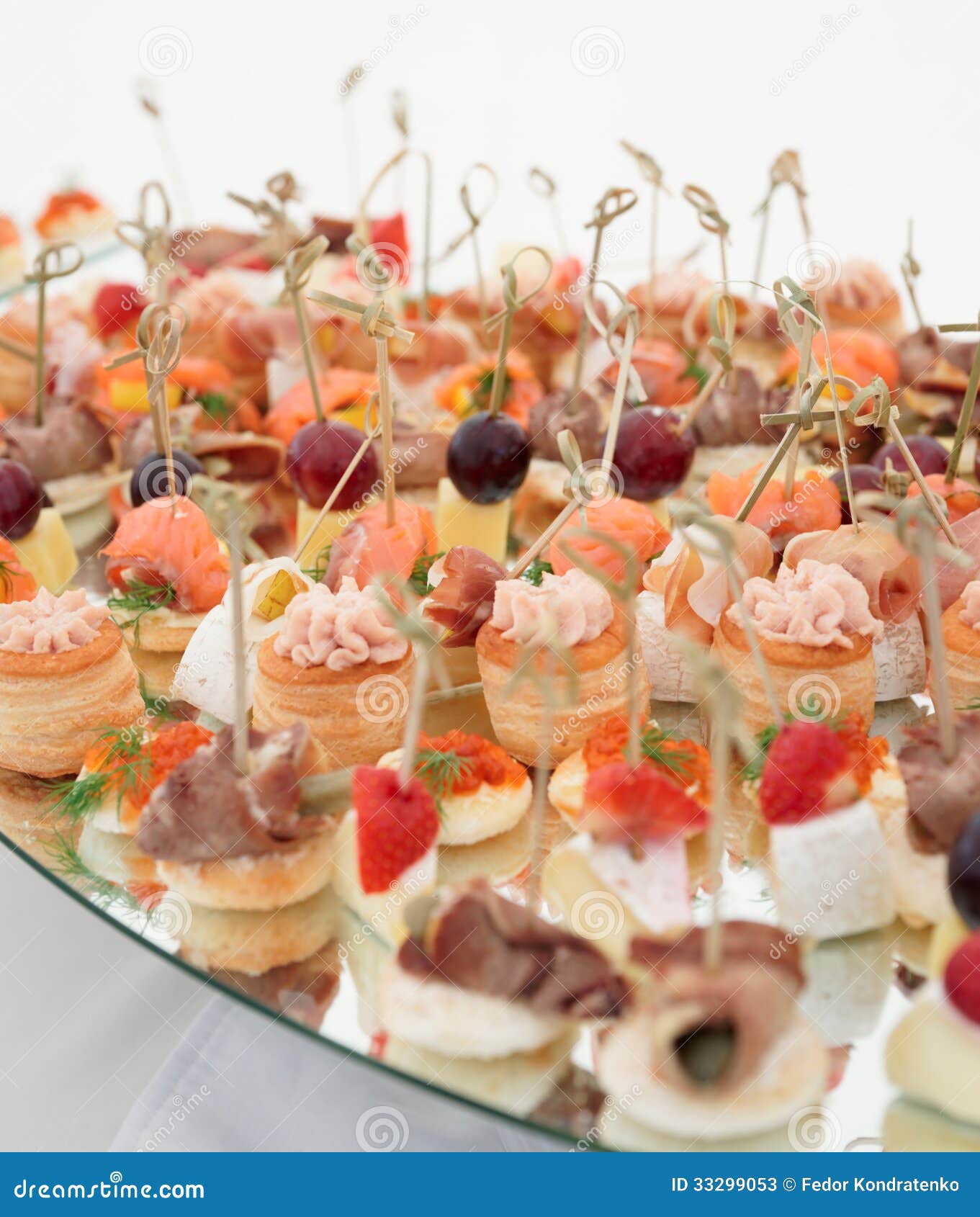 Small Snacks in Plate on Table Stock Image - Image of arrangement ...