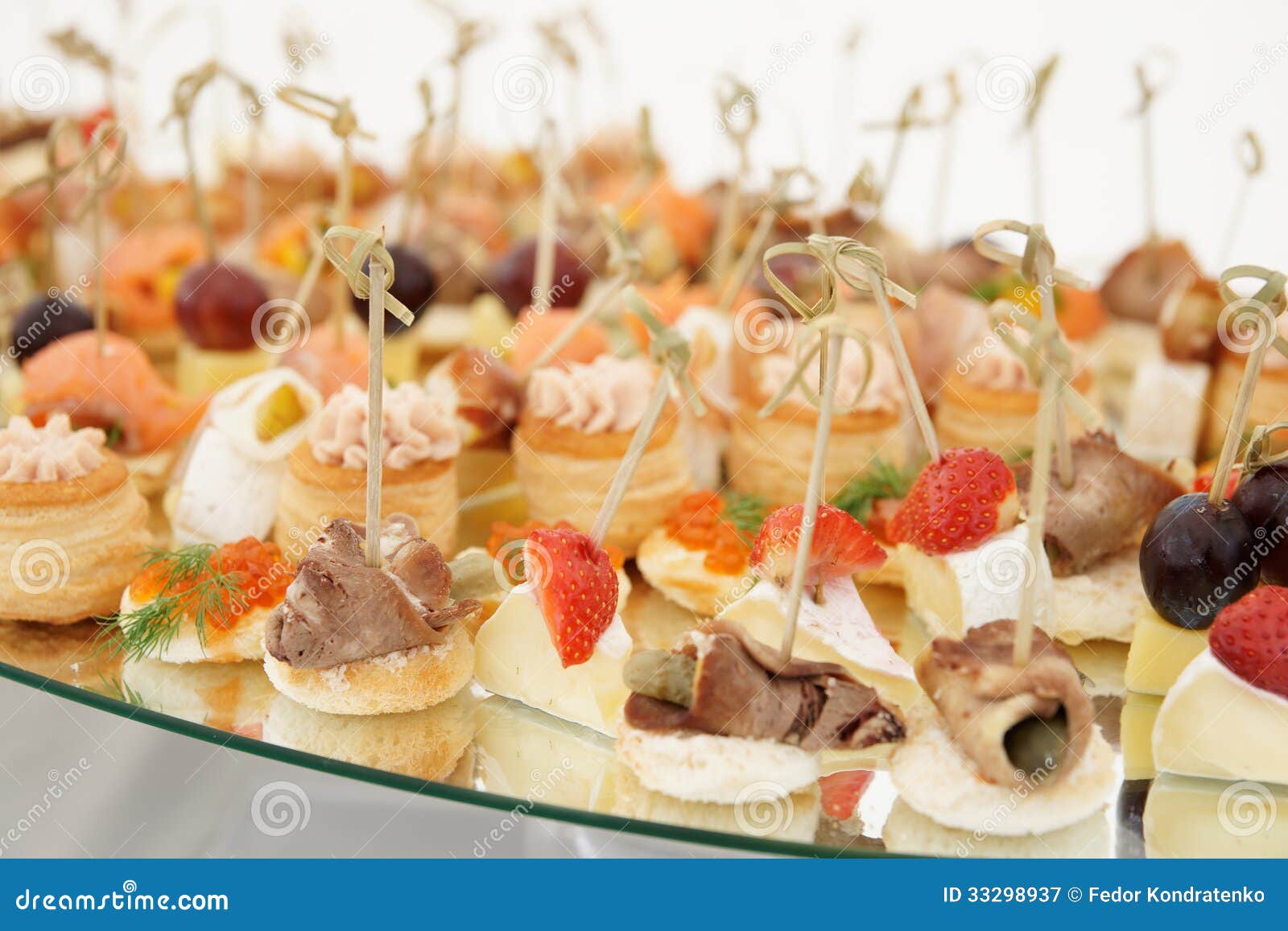 Small Snacks in Plate on Table Stock Image - Image of prepared, lunch ...