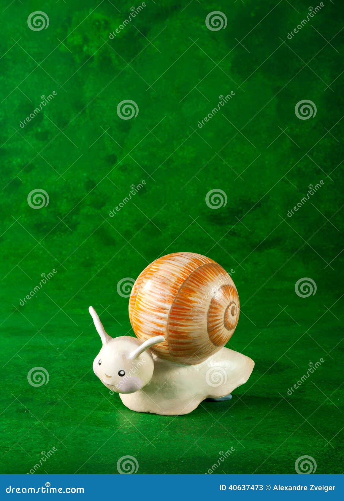 Snail, Green Background Stock Photo | CartoonDealer.com #137307012