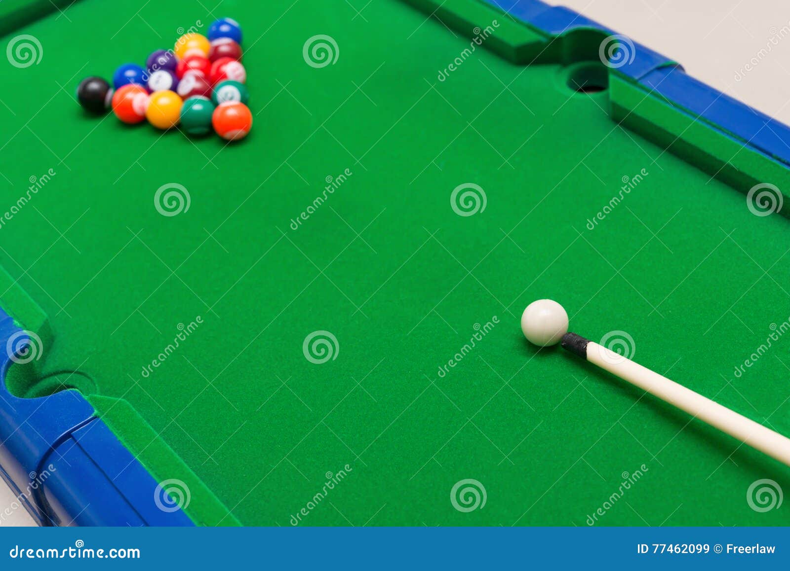 A small snooker toy set stock image. Image of game, number - 77462099
