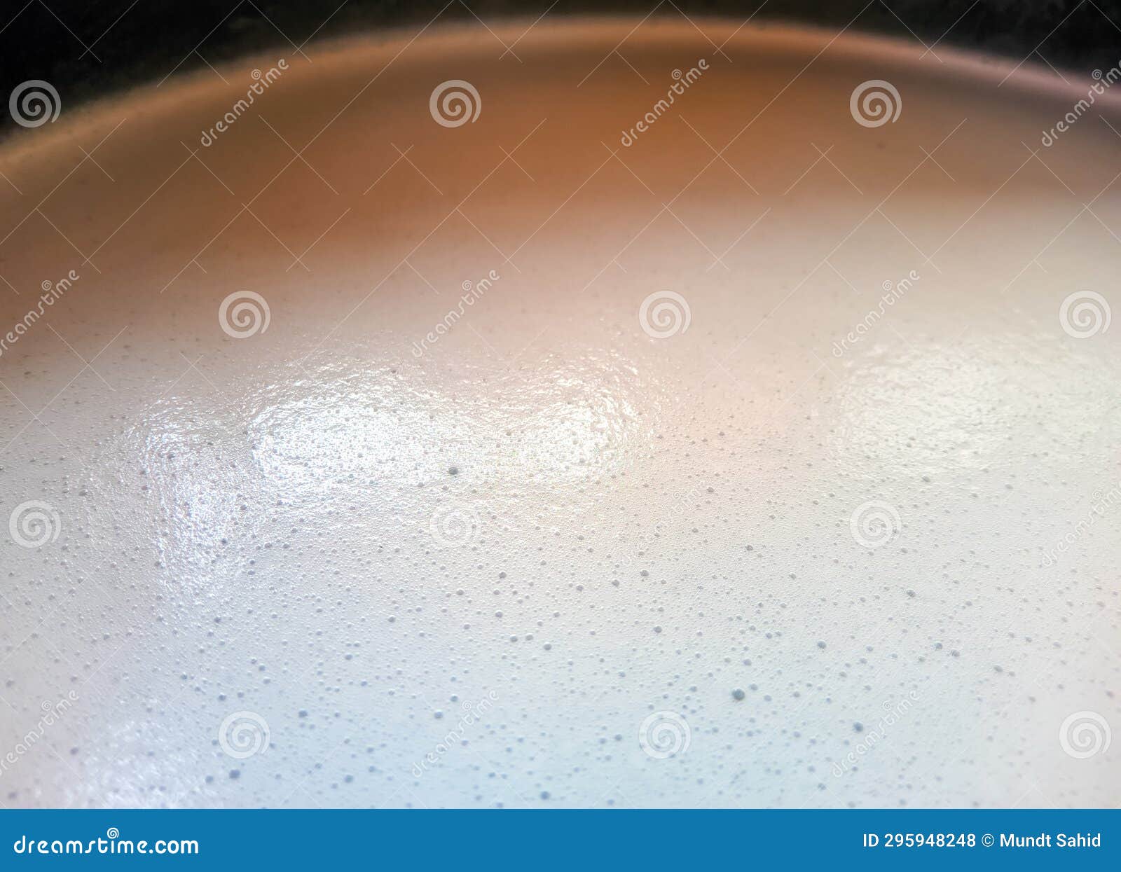 Small Soap Bubbles on White Water Stock Photo - Image of light, hand ...