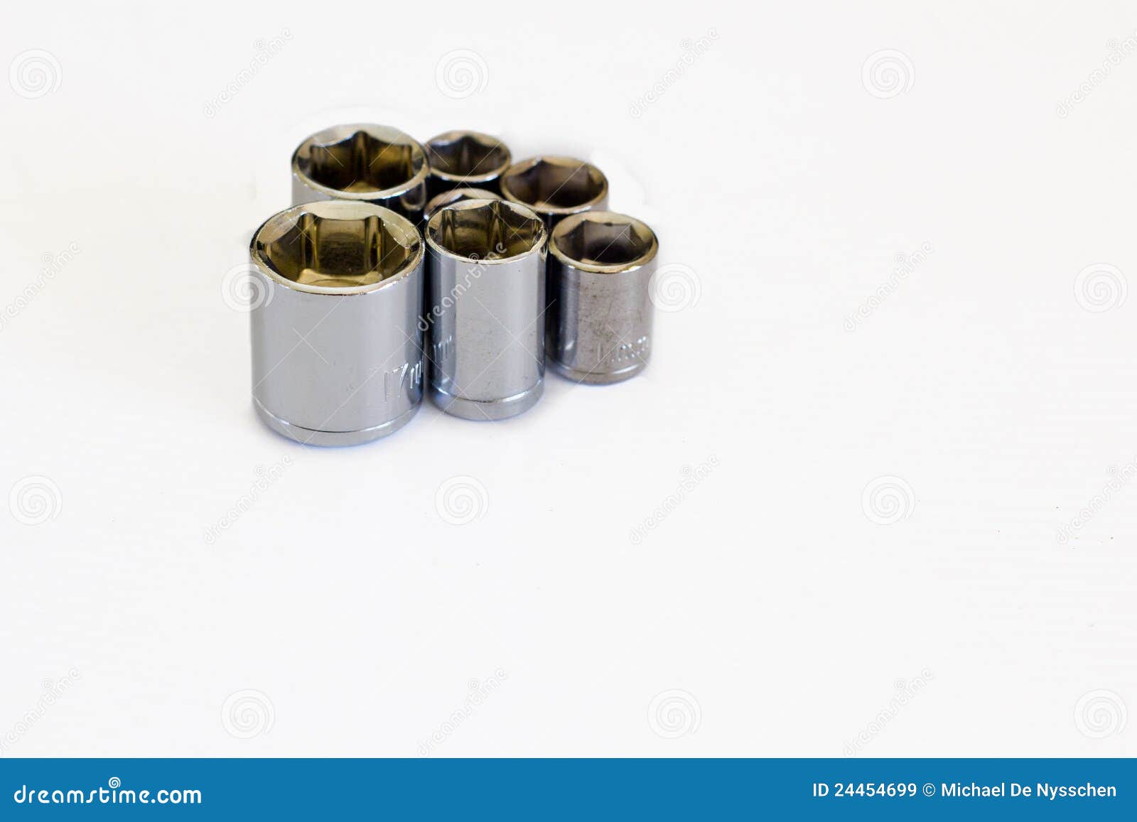 Small Socket set stock image. Image of white, tool, sizes - 24454699