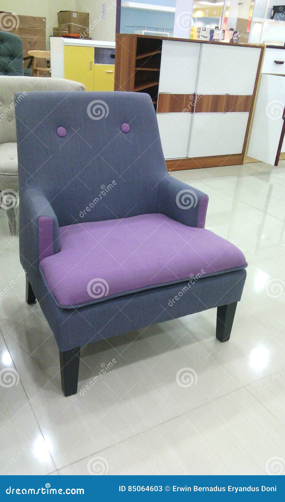 Small sofa one seater stock image. Image of small, sofa - 85064603