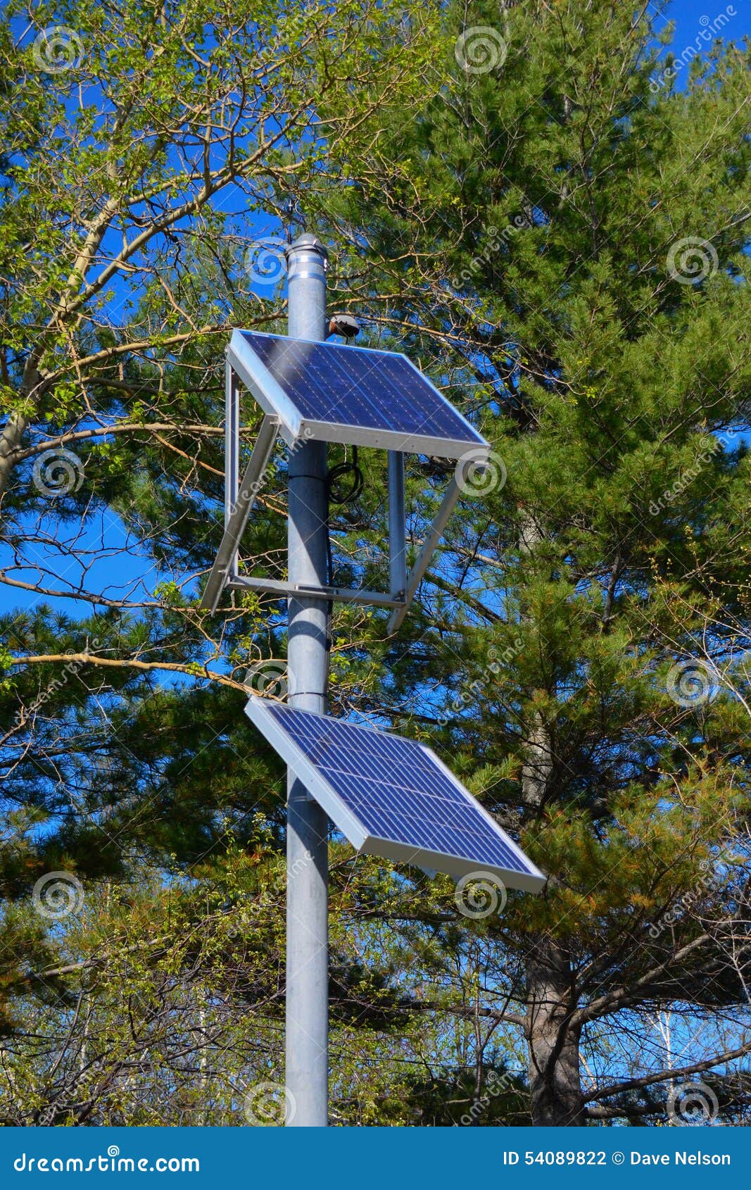 Small Solar Panels for Traffic Signals Stock Photo - Image of energy ...
