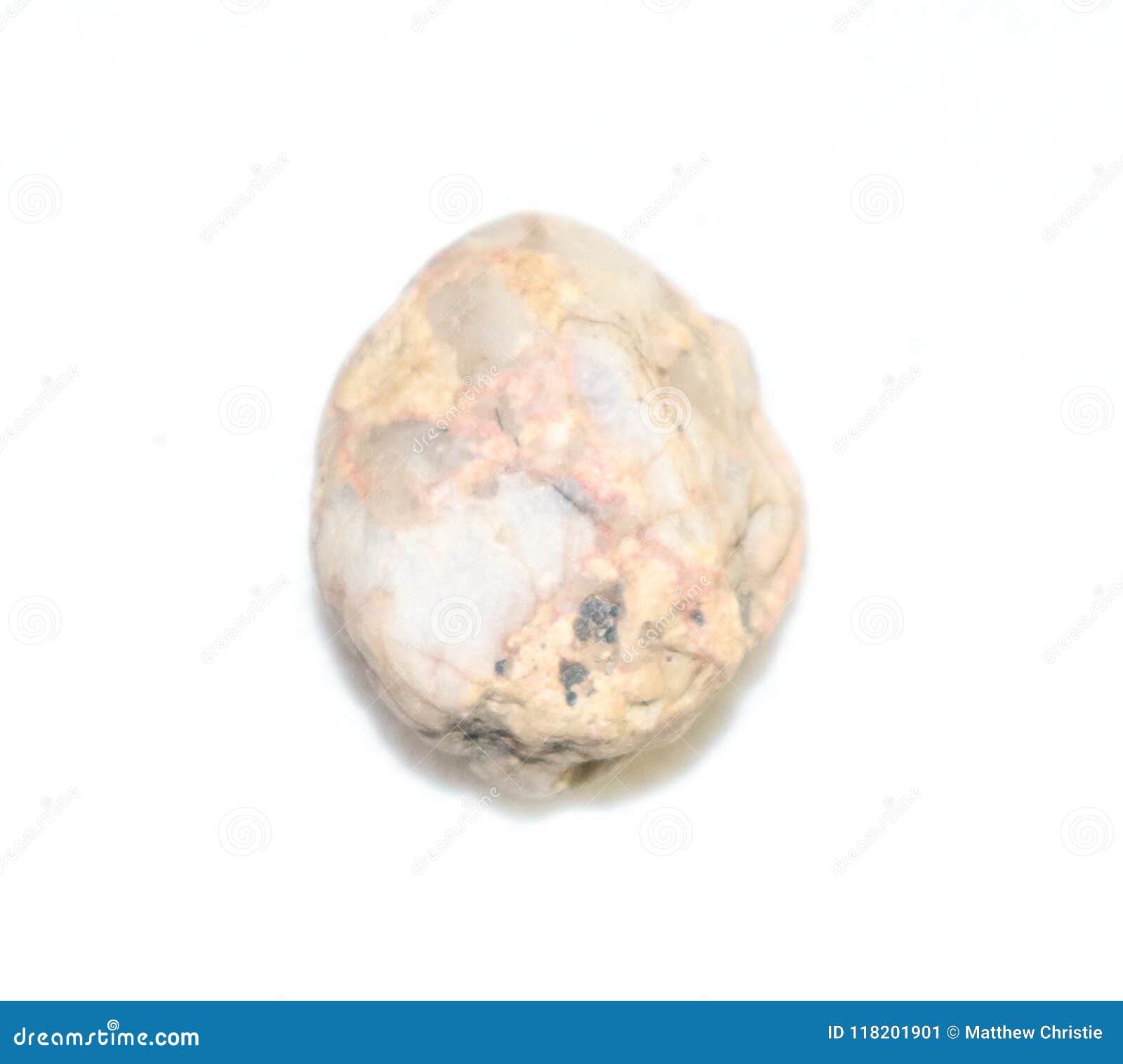 Rock, Whitish, Multicolored, Odd Shape, White Background Stock Image ...