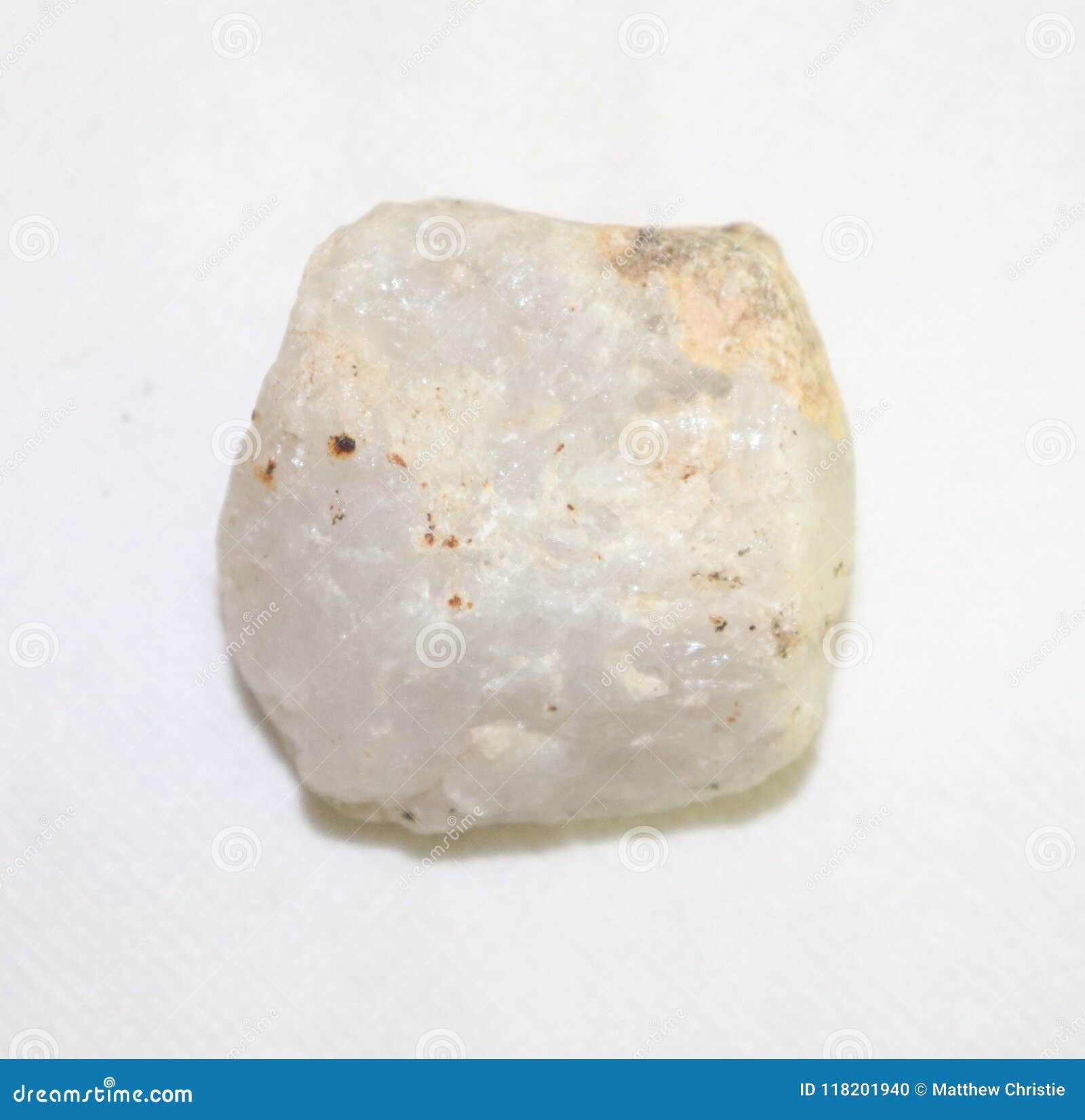 Rock, Whitish, Multicolored, Odd Shape, White Background Stock Photo ...