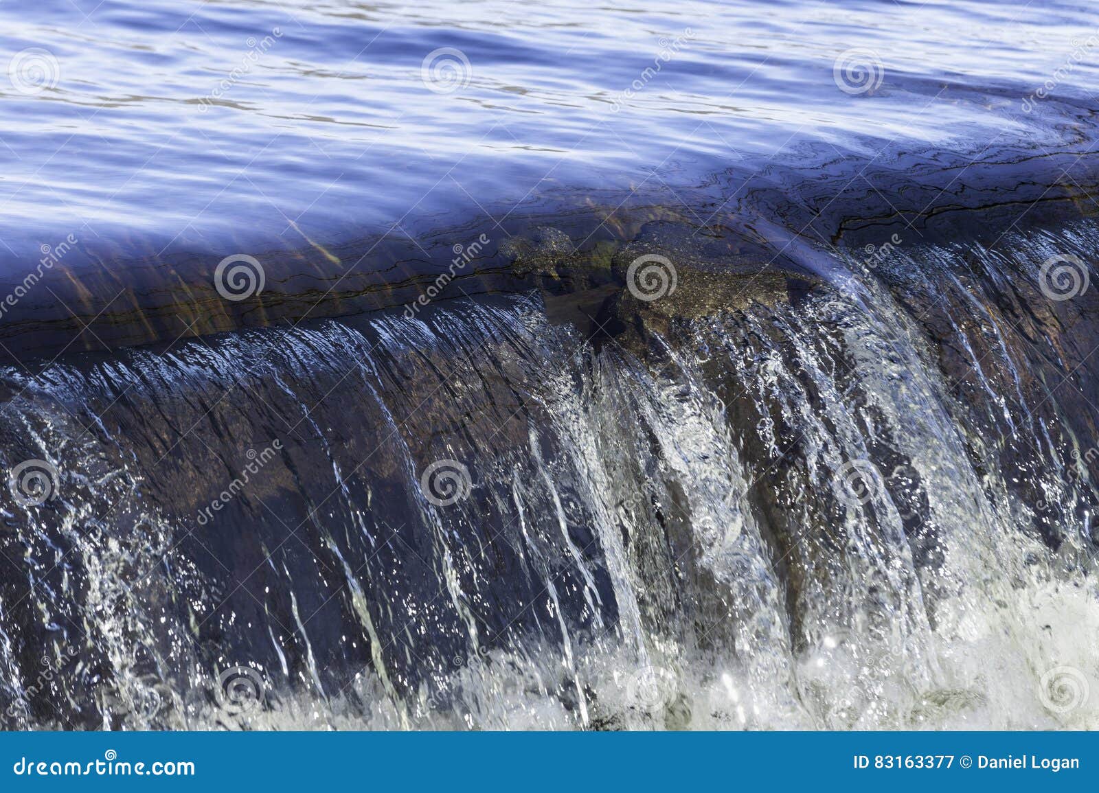Small Spillway at Borderland Stock Image - Image of state, waterfall ...