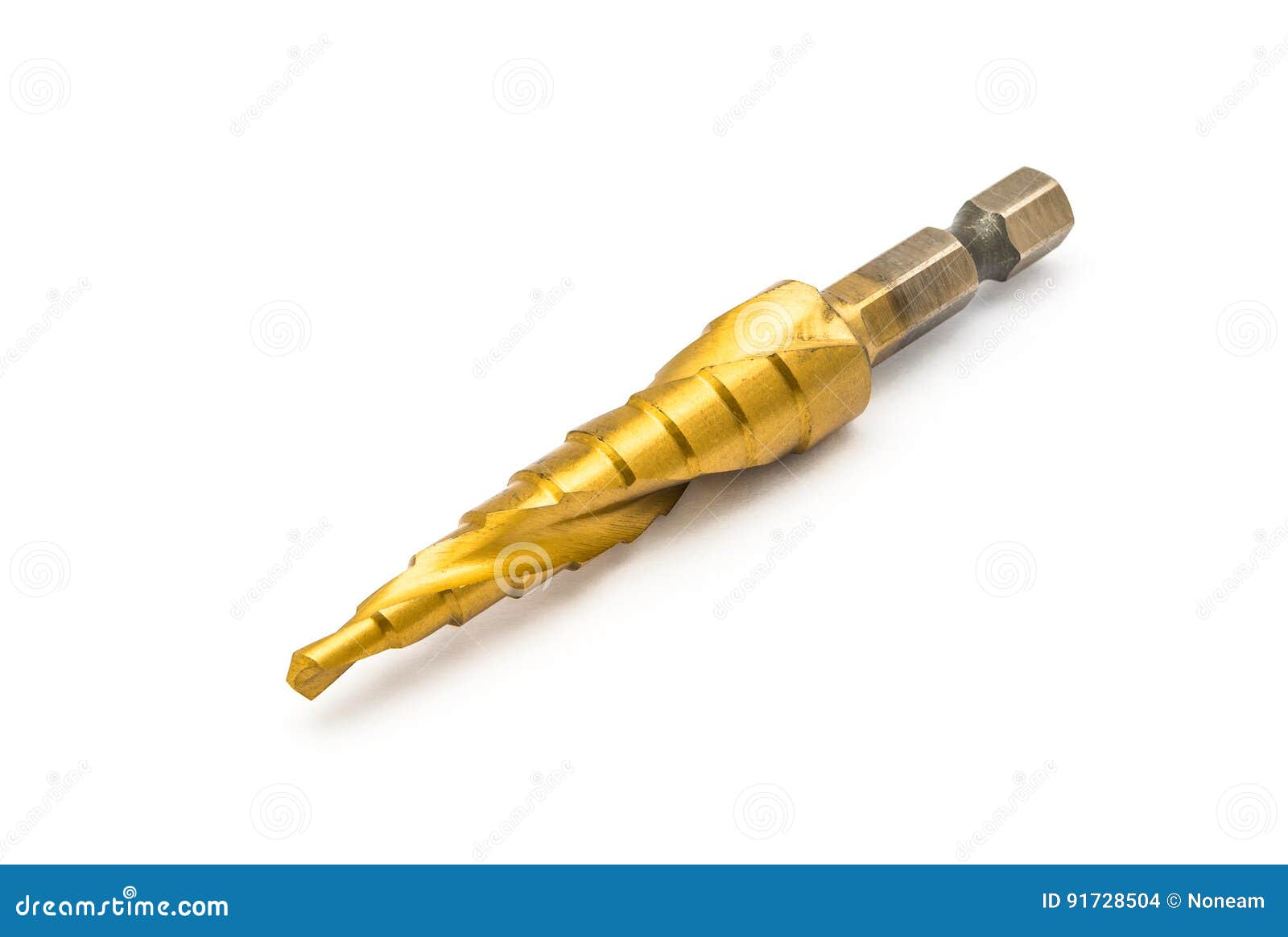 Small Spiral Grooved Step Cone Drill Bit Stock Photo - Image of object ...